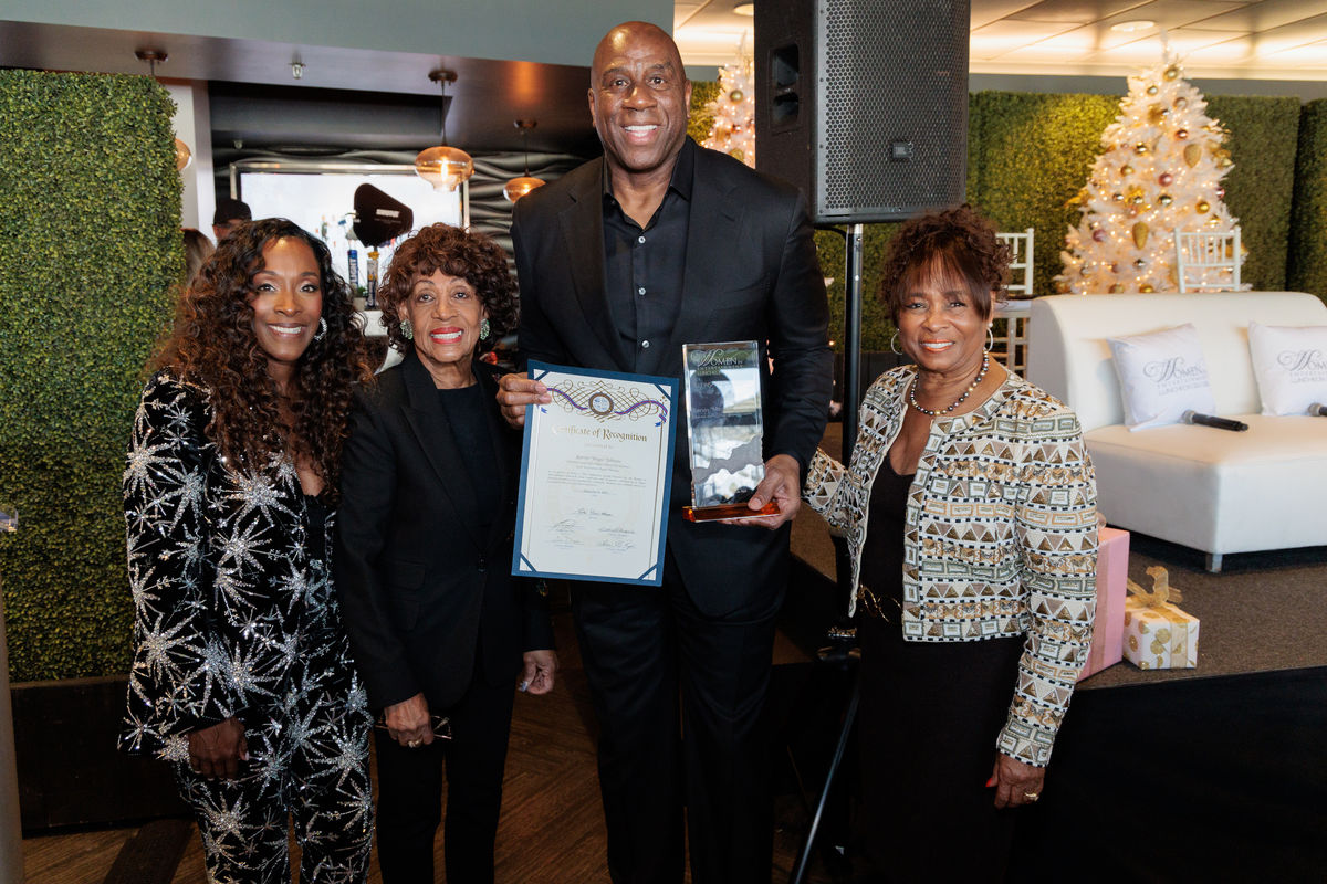 Tina Perry, President of OWN and Earvin "Magic" Johnson Honored As ...