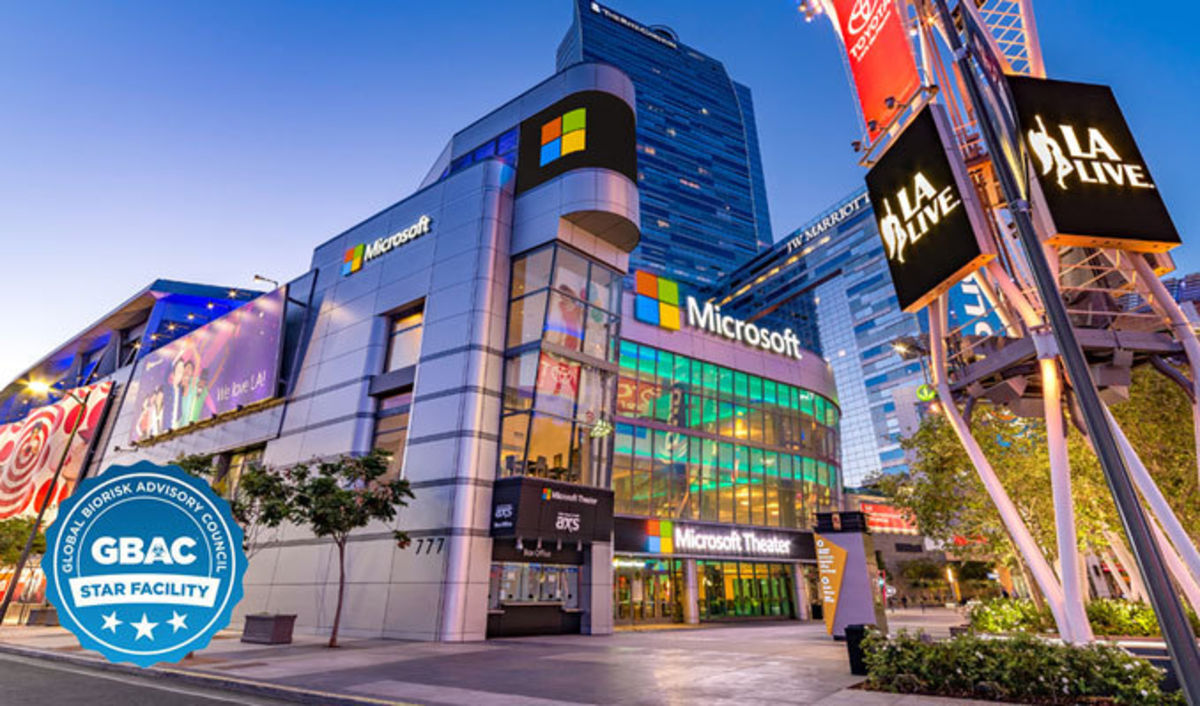 Microsoft Theater Becomes First Southern California Theater to Receive ...